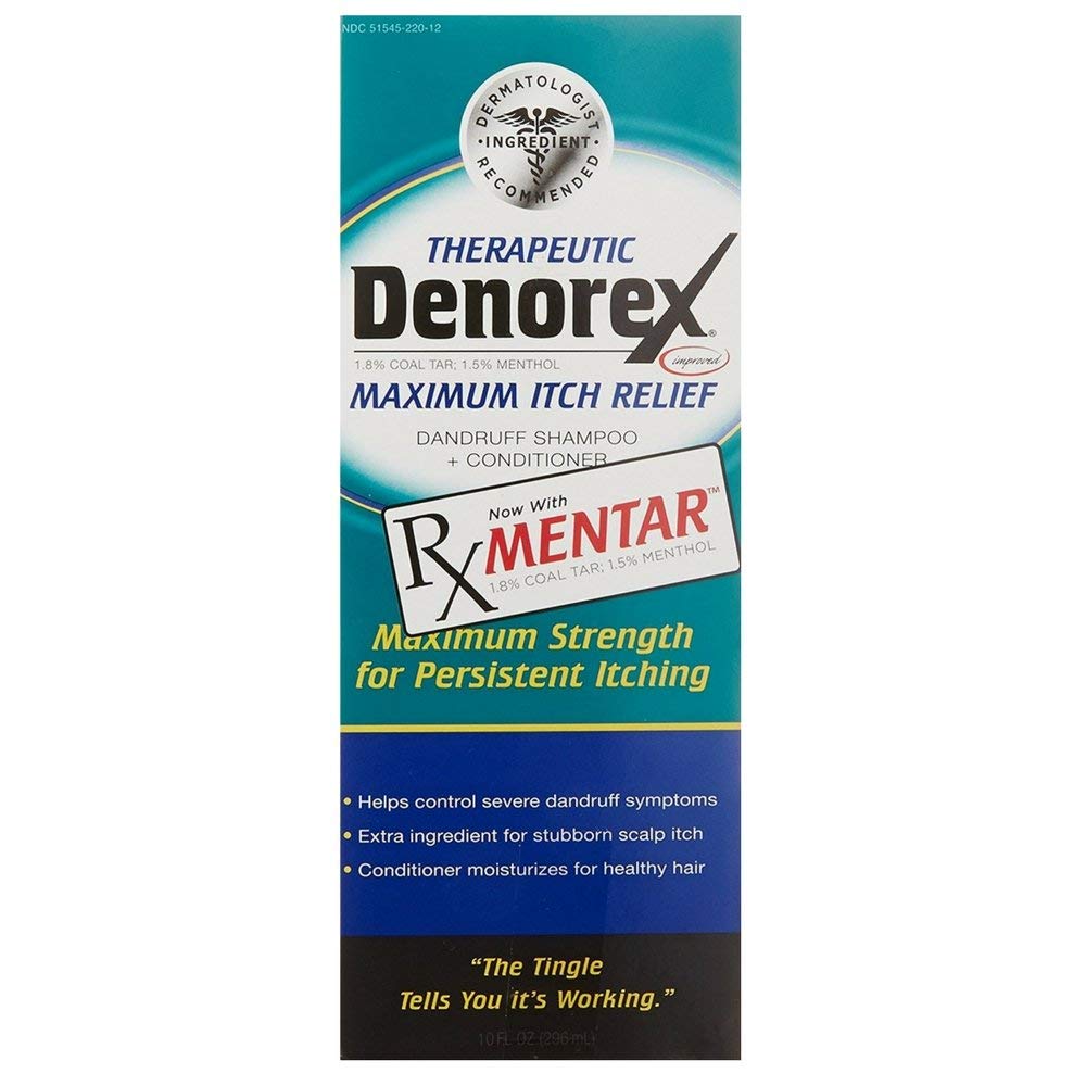 Amazon.com: Denorex Therapeutic Dandruff Shampoo + Conditioner, Maximum ...