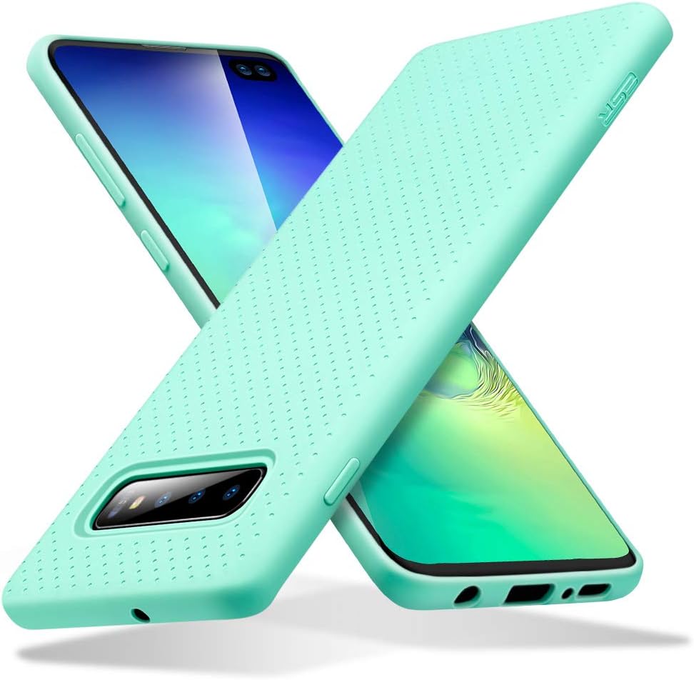 ESR Samsung Galaxy S10 Plus Case [Soft Grip] [Drop Protection] Liquid ...