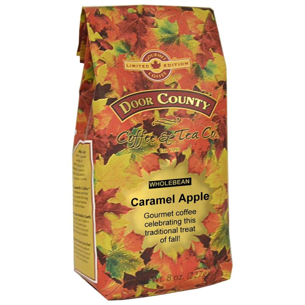 Amazon.com : Door County Coffee, Fall Seasonal Flavored Coffee, Caramel ...