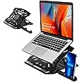 LUMOKU Soporte para Computadora Portátil,Base giratoria de 360 ° Diseño Ergonómico Ajustable a ...