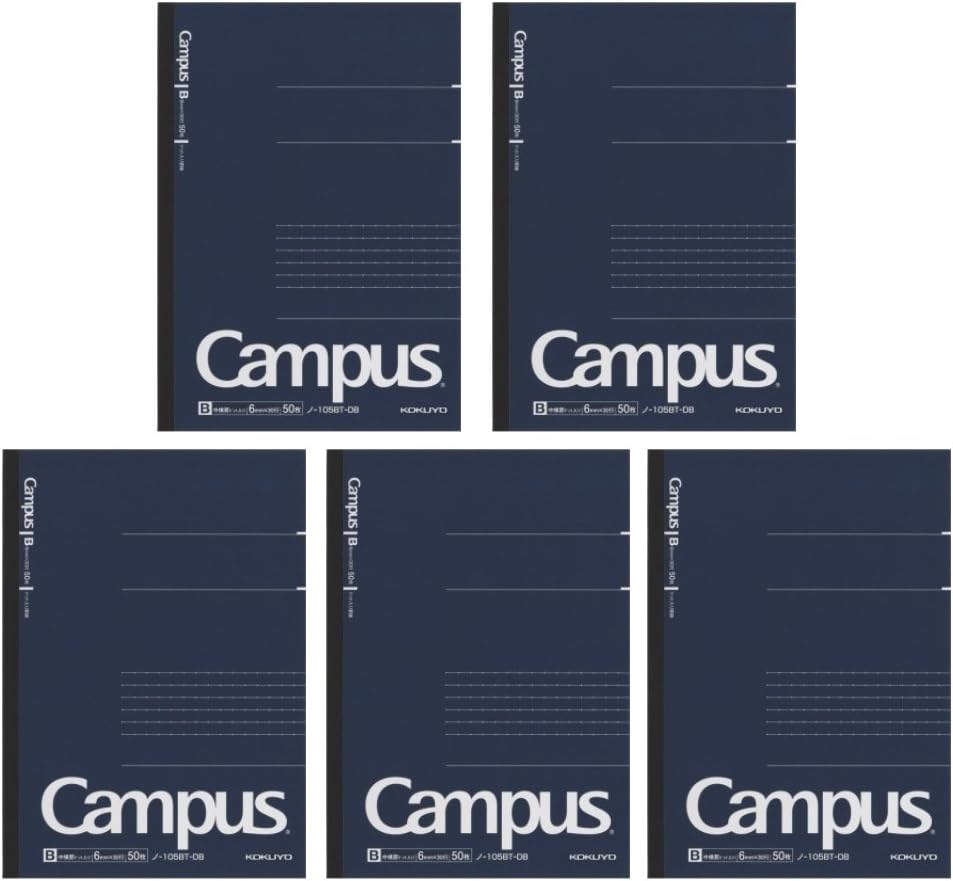 Kokuyo Campus Pre-Dotted Notebook, A5-Dotted 6 mm Rule - 30 Lines X 50 ...
