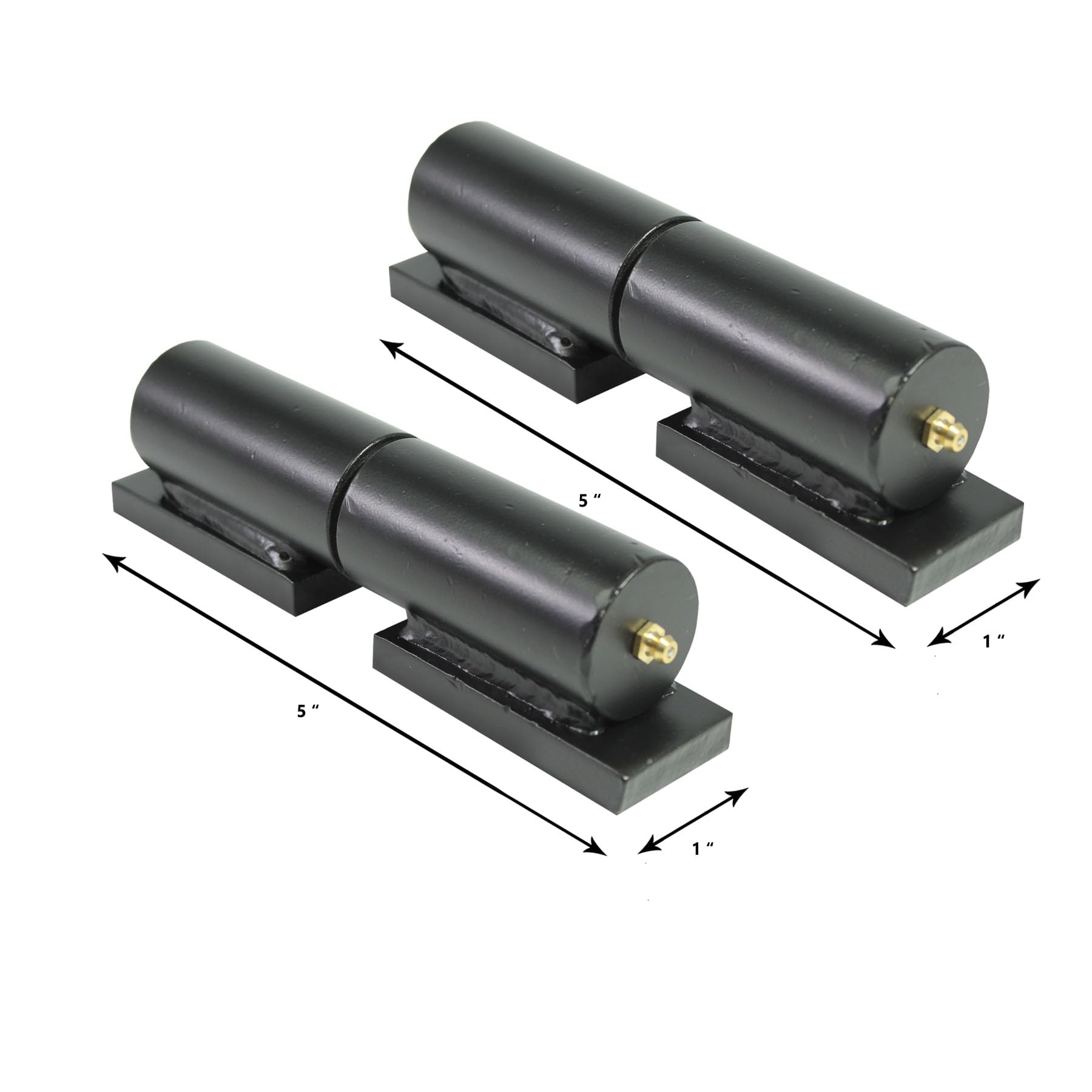 Bobco Metals Steel 5" Barrel Gate Hinges for Heavy Gates & Doors ...