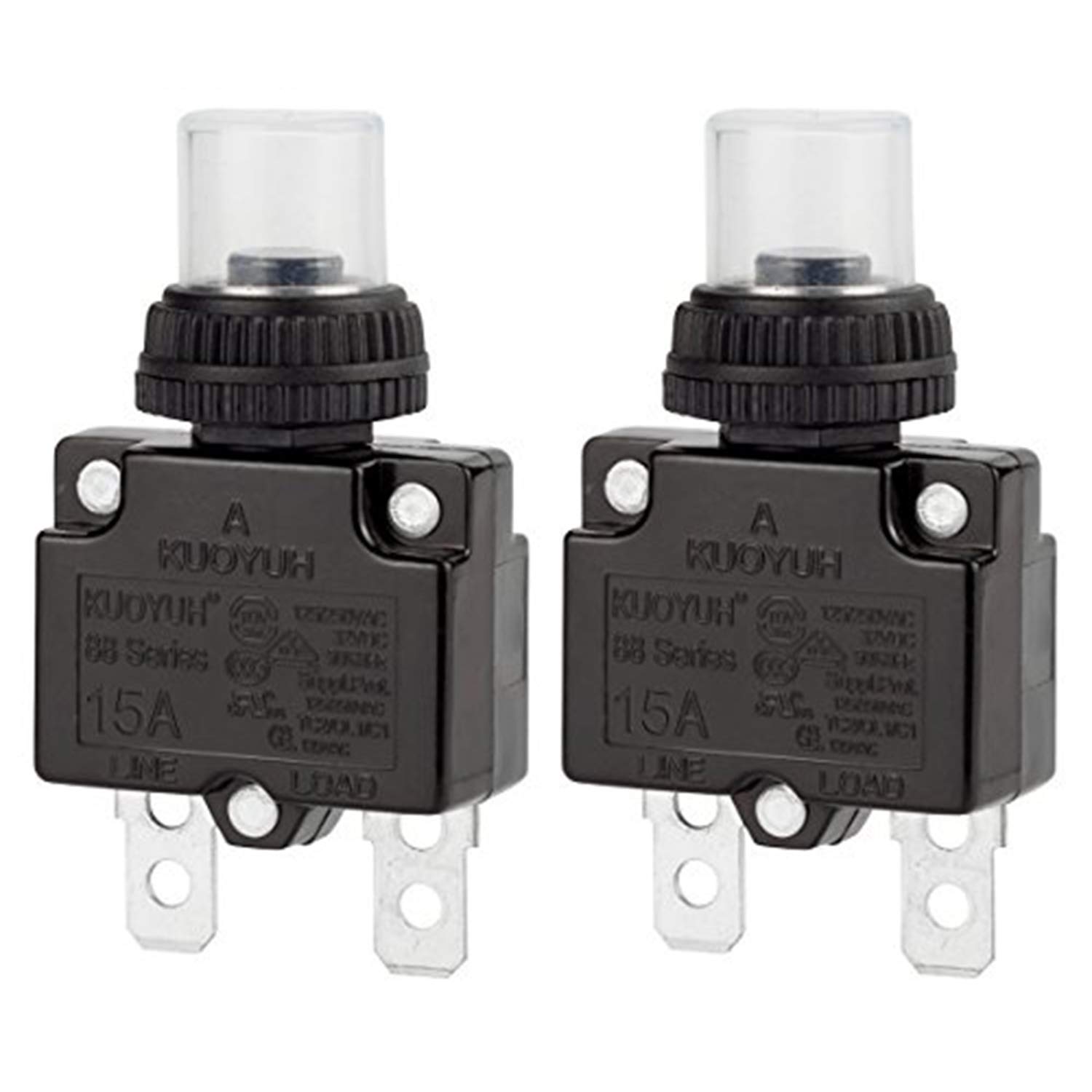 Circuit Breaker,DIYhz Thermal Overload Circuit Breaker 88 Series 15A ...