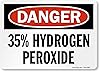 SmartSign "Danger - 35% Hydrogen Peroxide Label | 5" x 7" Laminated ...