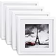Amazon.com - Egofine 11x11 Grey Picture Frames 4 Pack Display Pictures 4x4/8x8 with Mat or 11x11 ...