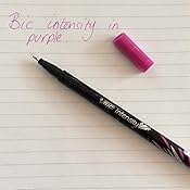 BIC Intensity Fine Felt Tip Pens Fine Point (0.8 mm) - Assorted Colours ...
