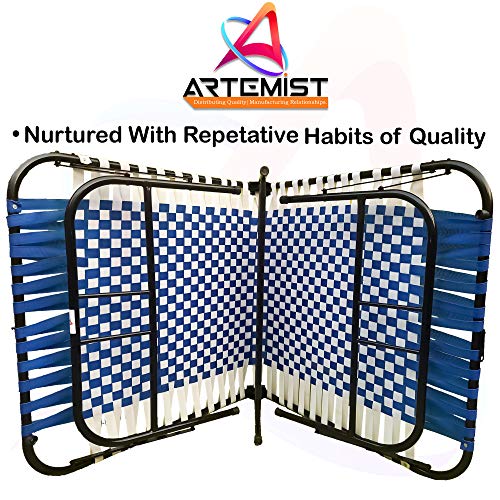 ARTEMIST Portable Single Folding Bed Heavy Duty Foldable Bed Frame Khat ...