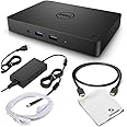 Amazon.com: Crossery Dell WD15 USB-C Docking Station Bundle with Dual ...