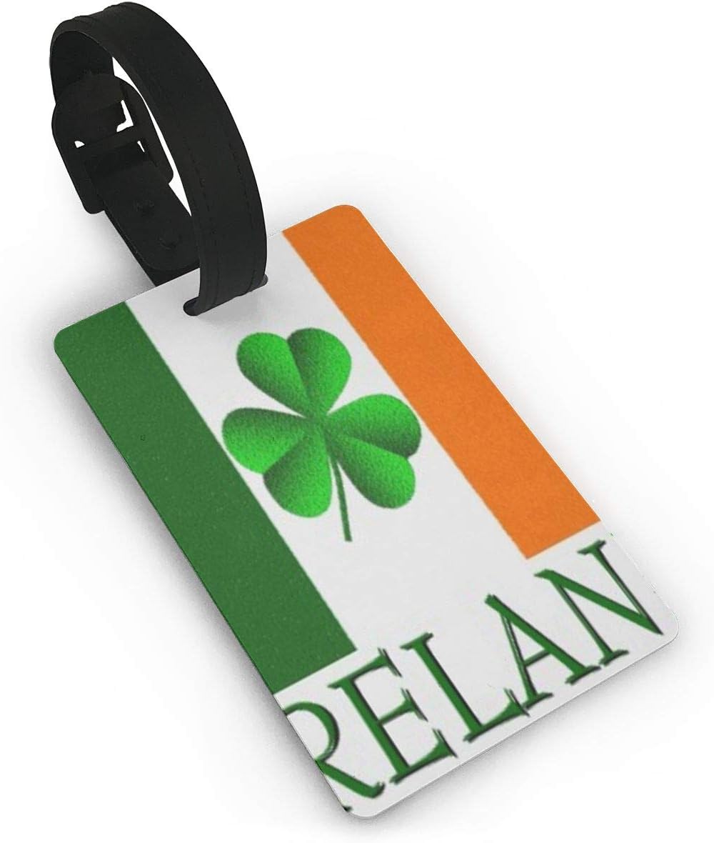 Amazon.com | Luggage Tags St. Patrick's Day Irish Flag Suitcase Tags ...