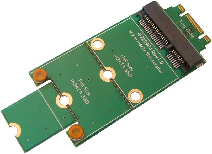 KALEA INFORMATIQUE – Adaptador mSATA miniPCIe a M.2 (NGFF) – para Montar un SSD mSATA sobre un ...