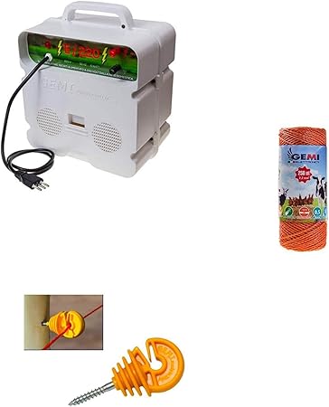 Kit Complet pour Clôture Électrique Clôture Électrifiée pour Animaux ...