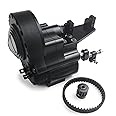 Amazon.com: MORLORDY RC Complete Belt Assembled Reversed Two Speed Transmission Gearbox for 1/10 ...