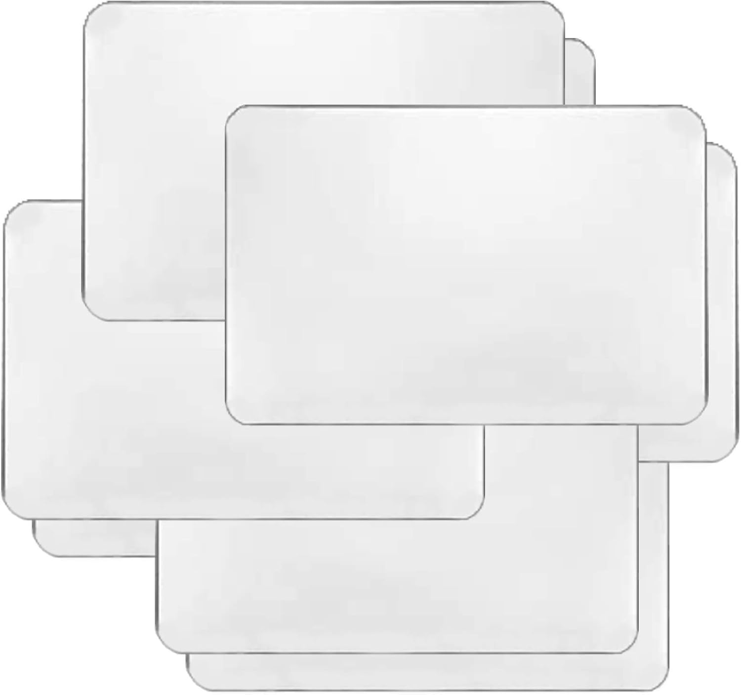 Amazon.com: 8 Pcs Translucent Placemat Washable Table Mats for Dining ...