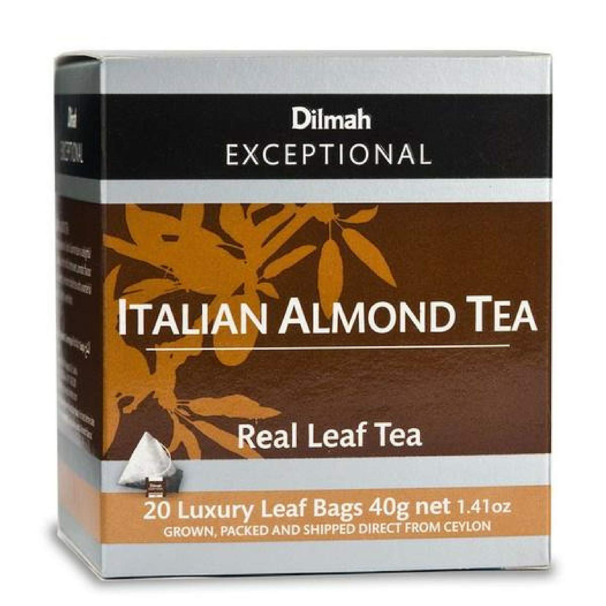 Amazon.com : Dilmah Italian Almond Tea 20 Tea Bags - Dilmah Exceptional ...
