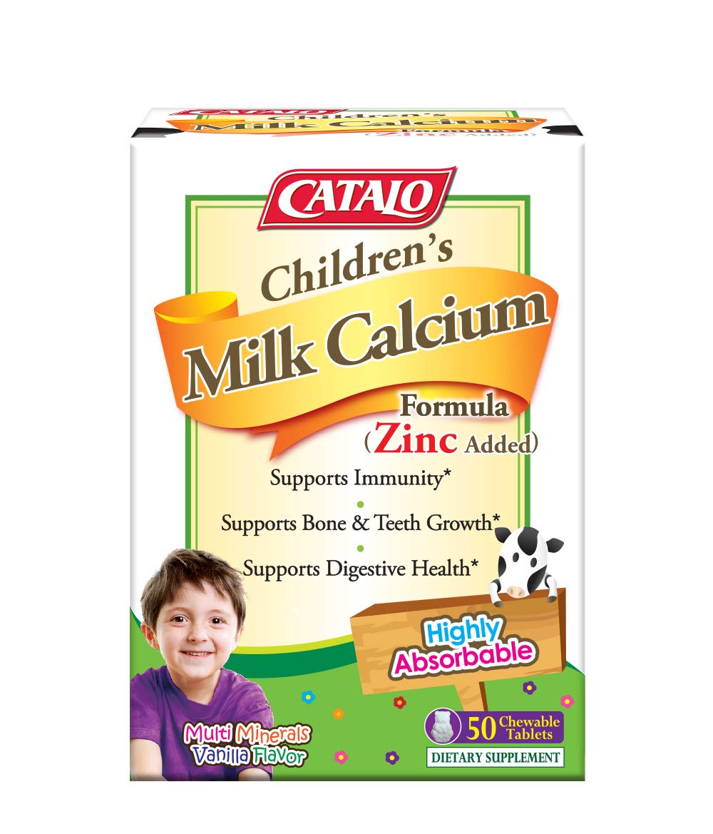 Mua CATALO Children's Milk Calcium Formula with Zinc - 50 Bear-Shaped ...
