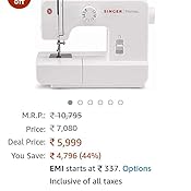 Singer Promise 1408 Sewing Machine: Amazon.in: Home & Kitchen
