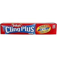 Amazon.com: Saran Cling Plus Plastic Wrap - 200 ft - 3 pk : Health ...