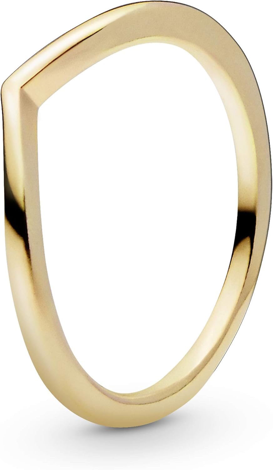 Pandora Jewelry Polished Sparkling Wishbone Pandora Shine Ring: Amazon ...