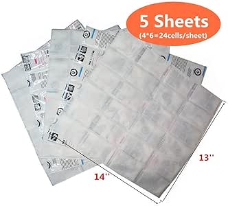 Reusable and Flexible Ice Pack Sheets Leak-Proof Gel Refrigerant Pack ...
