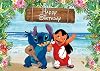 Tropical Luau Summer Beach Ocean Photo Backdrops 5x3ft Cartoon Lilo and ...