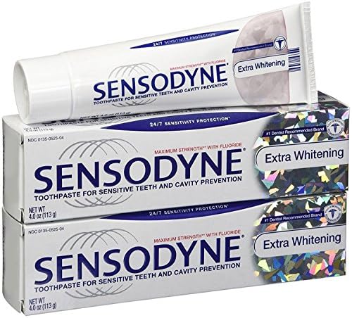 سعر Sensodyne Extra Whitening Toothpaste for Sensitive Teeth with ...