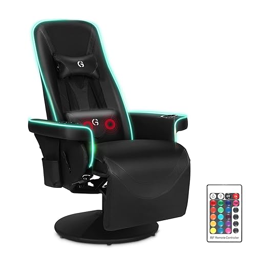 G-Rocker King Throne Video Gaming Recliner Chair, Ergonomic High Back ...