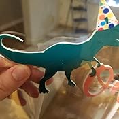 Amazon.com : Birthday Dinosaur Acrylic Cake Topper for 1st Birthday ...