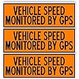 Amazon.com: SET 3 Vehicle Speed Monitored by GPS Car MAGNET Magnetic ...