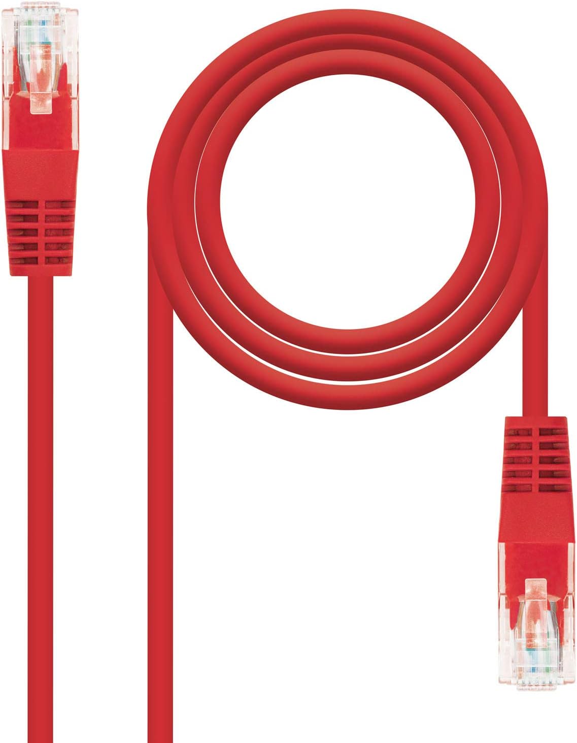 Nano Cable 10.20.0403 Cable Network Tube RJ45 Cat.6 UTP AWG24 red ...