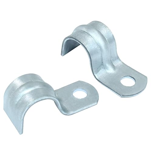 25Pcs 0.5" Emt Conduit Clamp Rigid Pipe Straps, 1/2 Inch Zinc Plated ...
