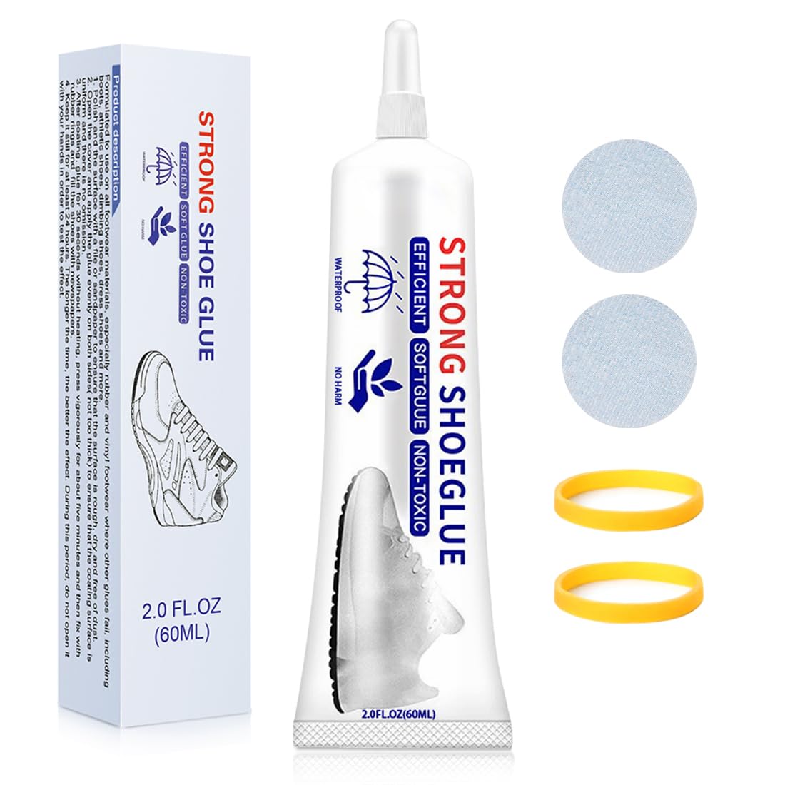 Mua HAEKIM Shoe Glue Sole Repair, Slow-Drying Transparent Shoe Repair ...