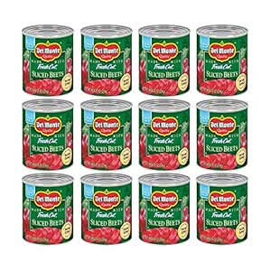Amazon.com: DEL MONTE FRESH CUT Canned Beets Sliced, Canned Vegetables ...