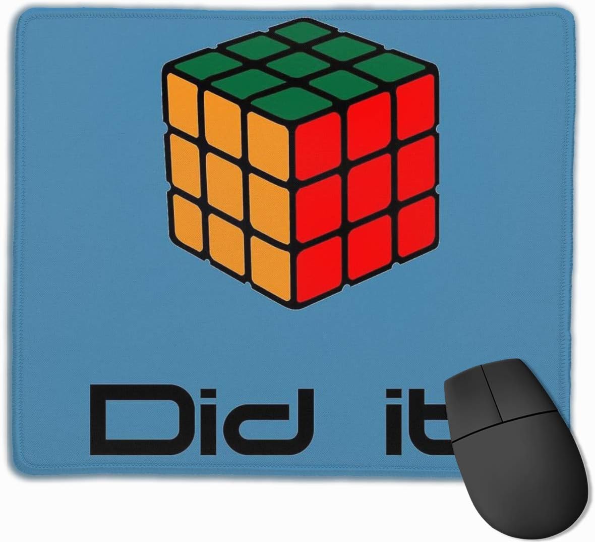 CHEBOO Rubix Cube - Did It! Non-Slop Rubber Mousepad: Amazon.co.uk ...