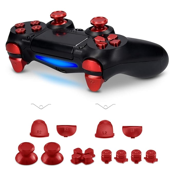 kwmobile Botones de repuesto para Playstation Controlador de PS 4 (1 ...