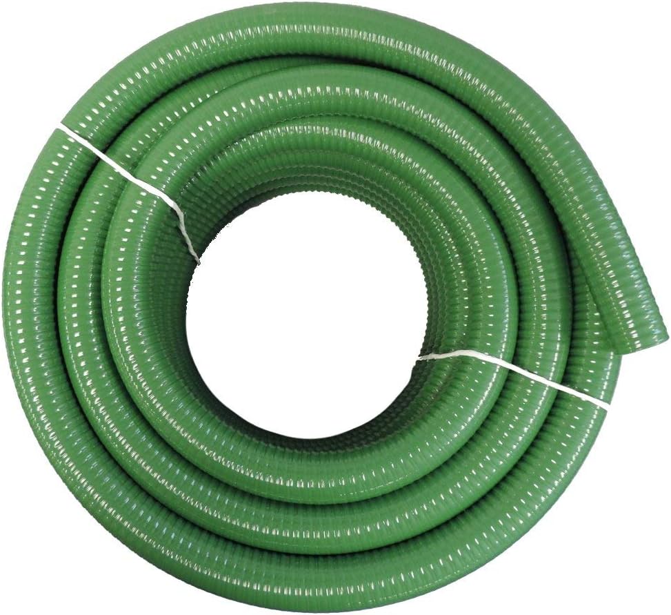 Pool Hoses 1 1/2" Dia x 100 ft HydroMaxx Heavy Duty PVC Lay Flat Discharge and Backwash Ho Home
