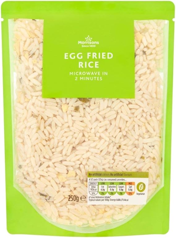 Morrisons Egg Fried Micro Rice 250g: Amazon.co.uk: Grocery