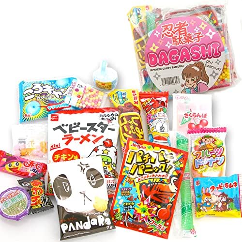 Japanese Candy Snacks Assortment 16pcs (JAPANESE CANDY SAMURAI) price ...