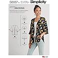 Amazon.com: Simplicity US8887A Sewing Pattern S8887 Misses' Design ...