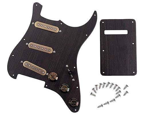 Prewired-Loaded Pickguard Alnico V Pickups,Electric Guitar Scratchplate ...