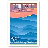 Amazon.com : GREETINGS FROM MEMPHIS, TN vintage reprint postcard set of ...