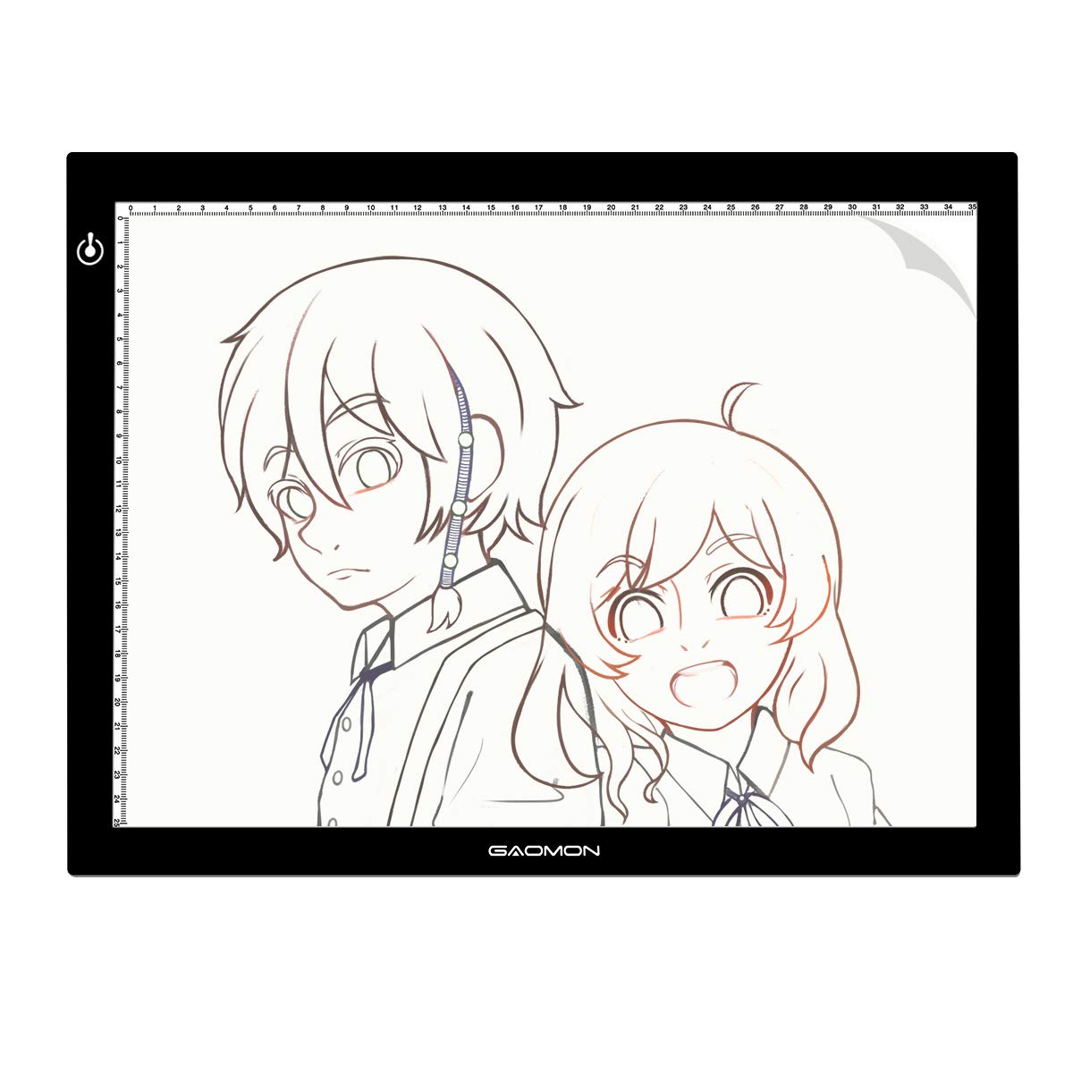 Buy GAOMON GB4 Ultra-thin Portable LED Light Box Powered Adjustable for ...