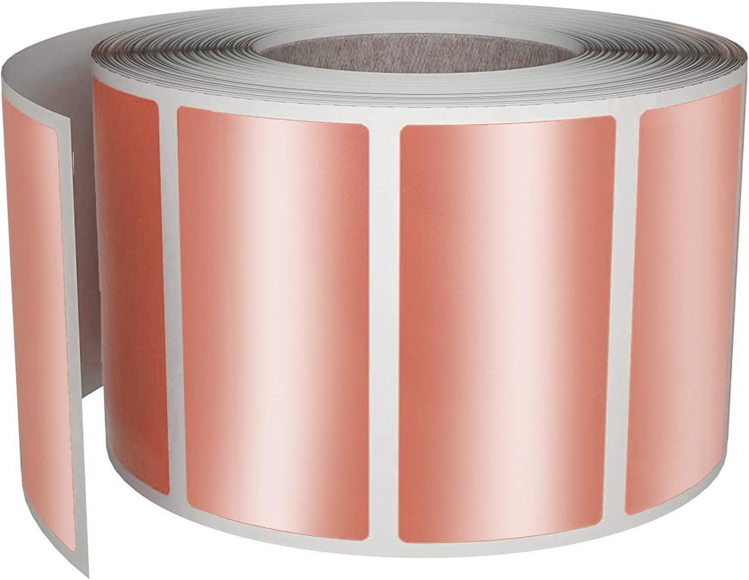 Royal Green Rose Gold Stickers Seals Rectangle Label Roll for Gift ...