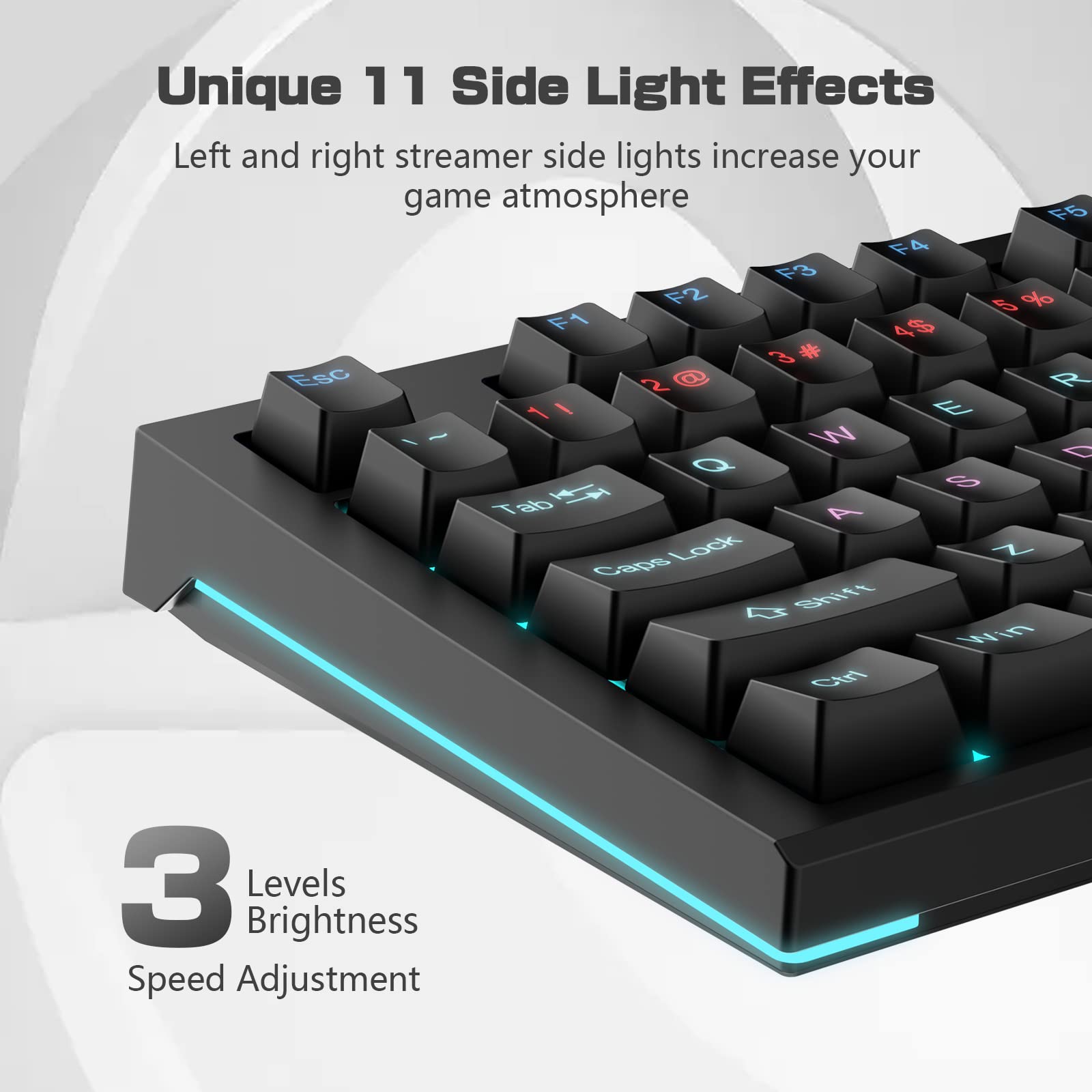 Mua AULA Mechanical Keyboard, 87 Keys RGB Backlight Gaming Keyboard ...
