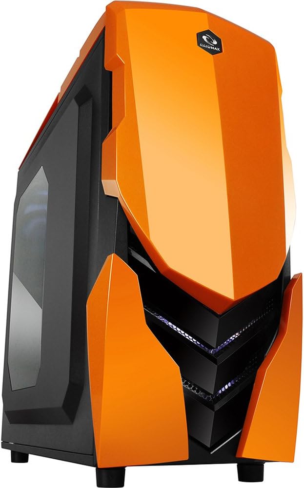 Raidmax Ninja II Tower Black, Orange Computer Case: Amazon.co.uk ...