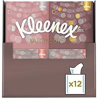 Amazon.com: Kleenex Ultra Soft Facial Tissues - Pack of 12 Cube Tissue ...