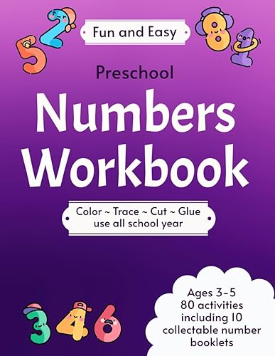 Preschool Numbers Workbook: A Fun and Easy Introduction to Numbers ...