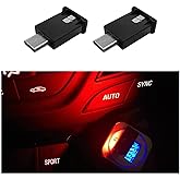 Amazon.com: Wevdn 2 PCS USB Type C LED Ambient Light, Adjustable Brightness 8 Color RGB LED ...