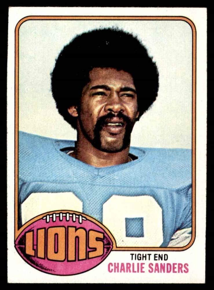 Amazon.com: 1976 Topps # 265 Charlie Sanders Detroit Lions (Football ...