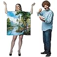 Amazon.com: Bob Ross Artist Couples Costume Bundle Set : Clothing ...