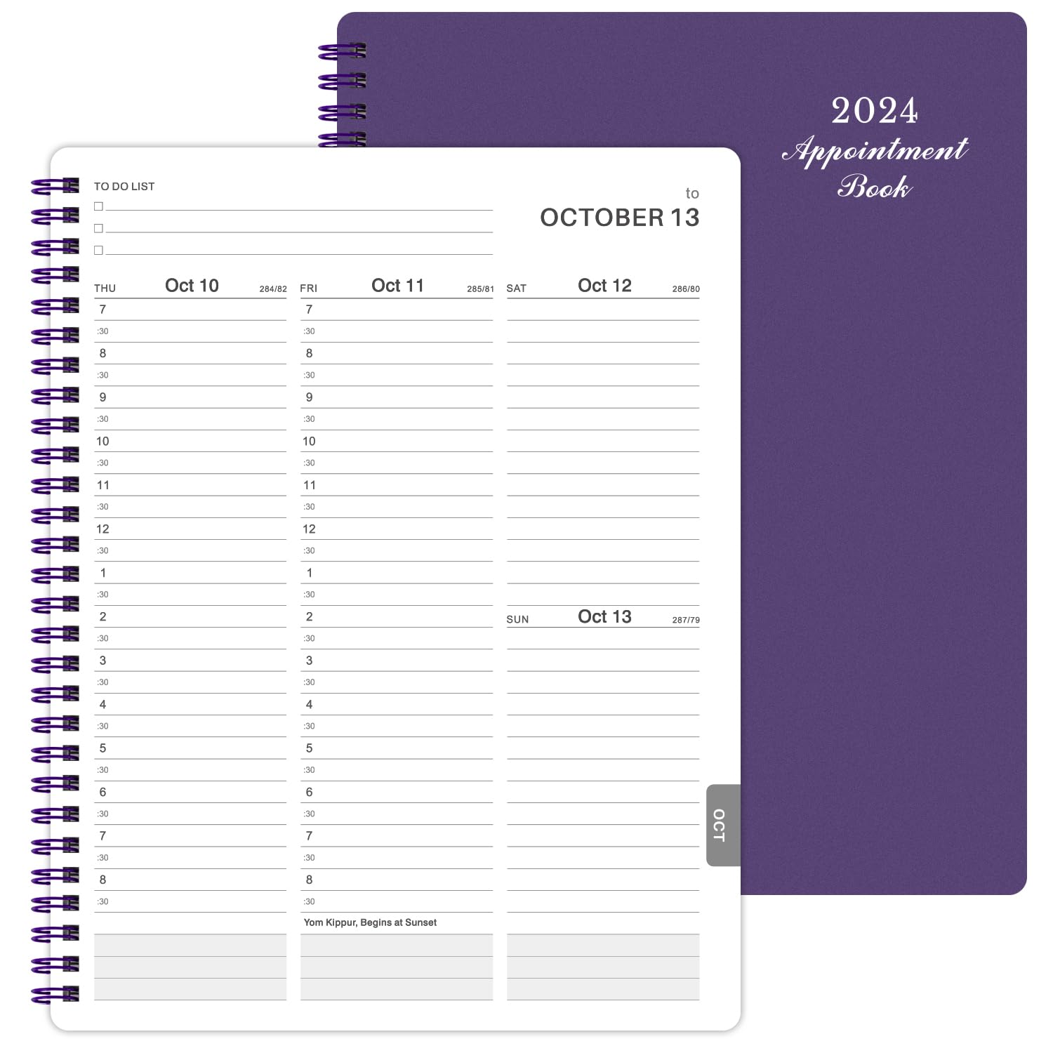 Mua 2024 Weekly Appointment Book & Planner - Daily Hourly Planner 2024 ...